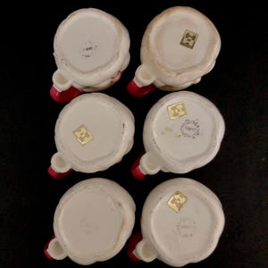 Holt Howard Vintage Christmas Winking Santa Pitcher and Mug Set Mugs ...