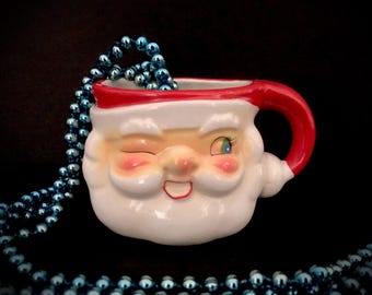 Vintage Holt Howard Winking Santa Mug 1960 Stamped Retro MCM Christmas ...