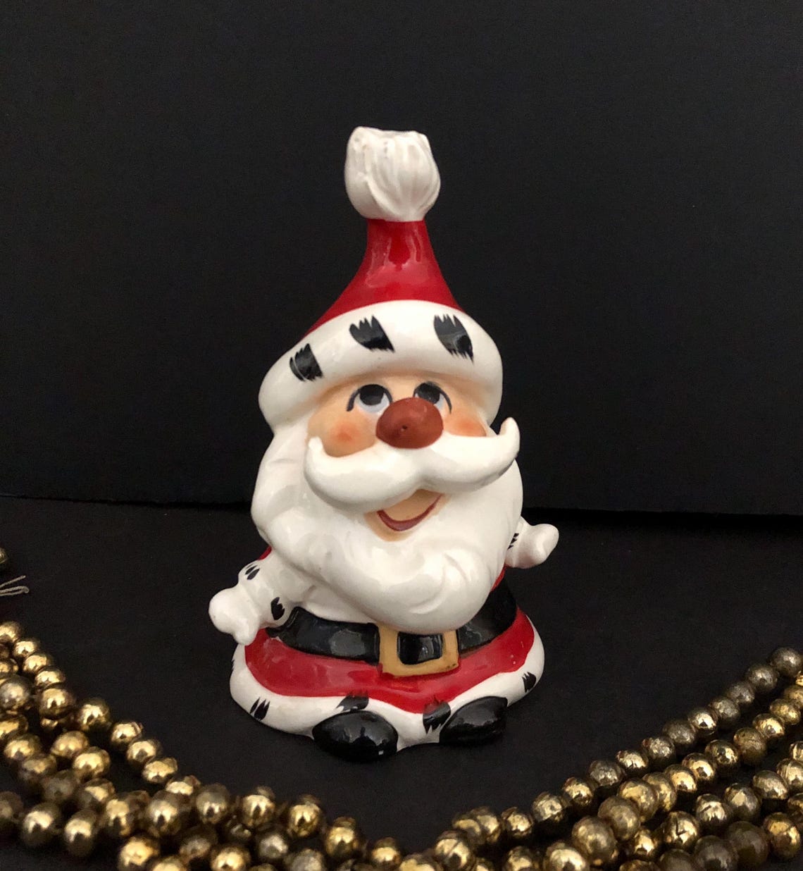 Kreiss Psycho Santa Bell Vintage Christmas MCM Midcentury - Etsy