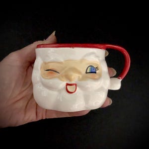 Mint Holt Howard Winking Santa Mug Larger With Thin Handle MCM ...