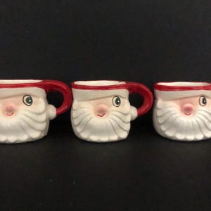 Holt Howard Vintage Christmas Merry Whiskers Santa Pitcher and Mug Set ...