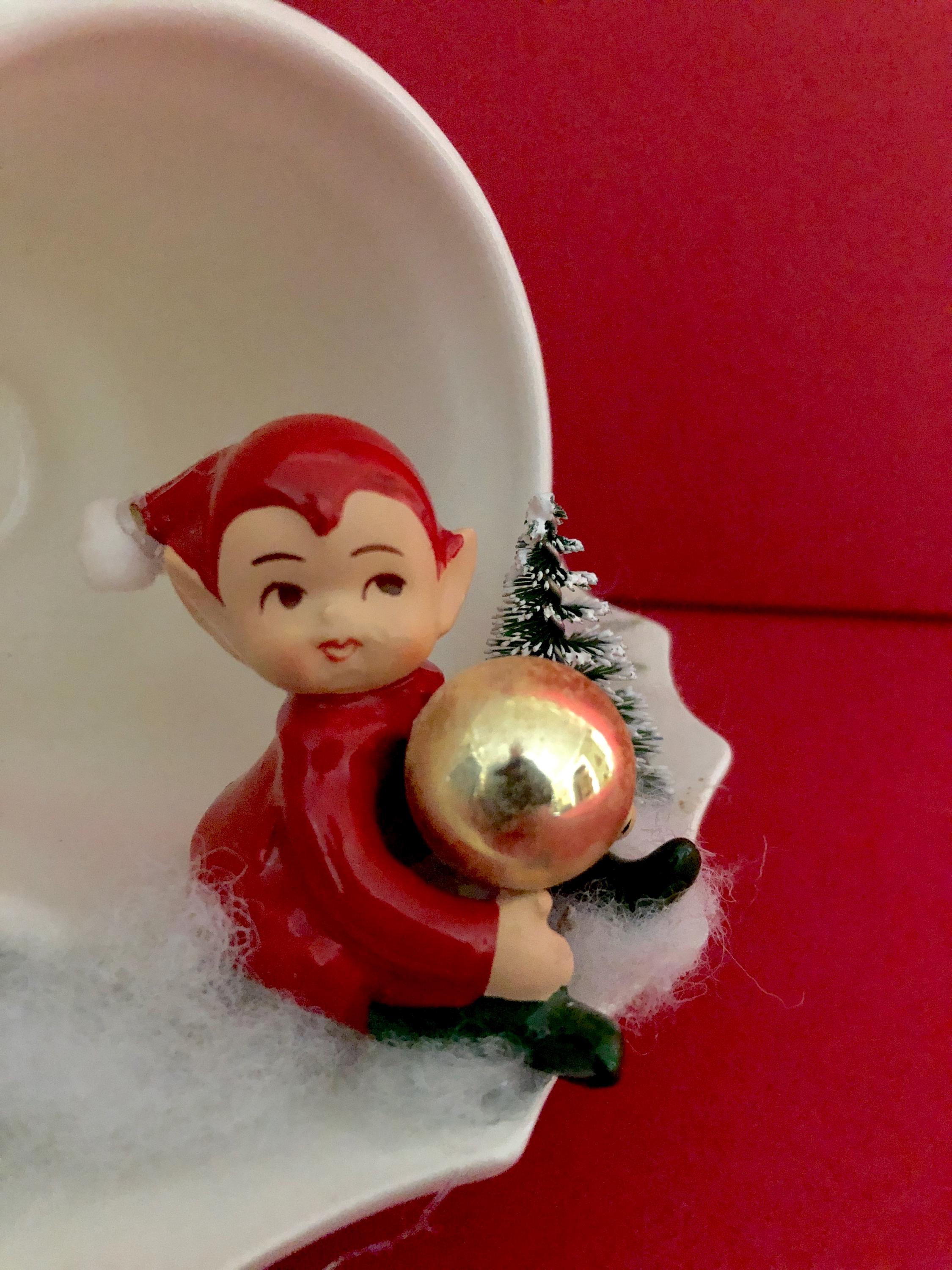 Napco Santa Pixie Vintage Christmas Vignette in a Teacup - Etsy