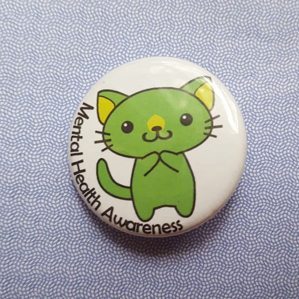 Mental Health Awareness Button - Etsy