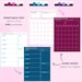 Student Planner Monthly College Organizer Weekly Student Calendar, Back ...