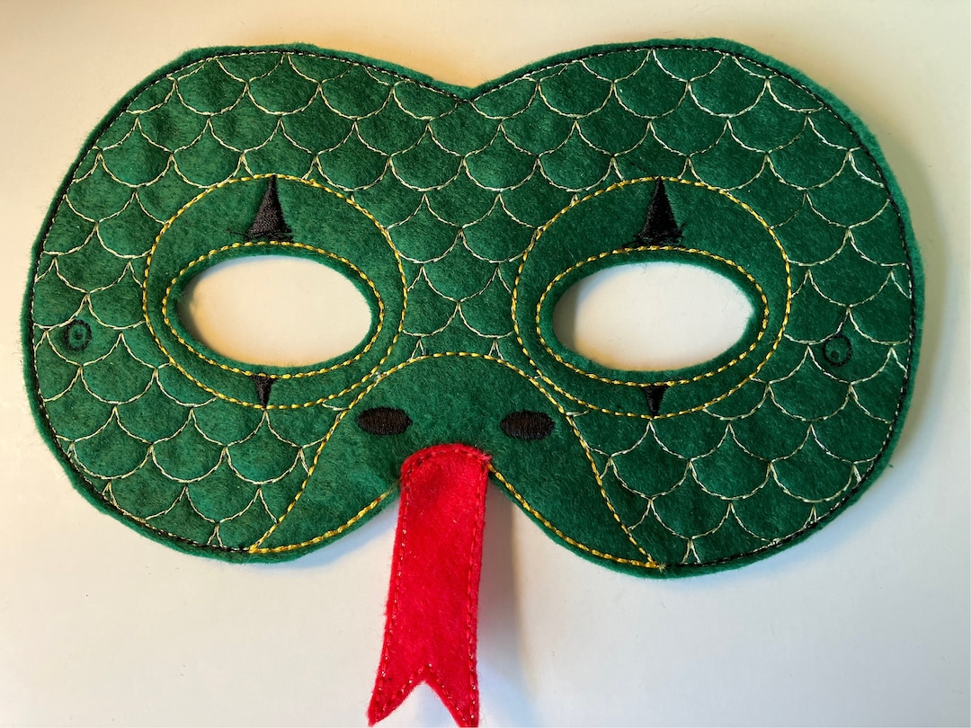 Felt Snake Mask - Etsy