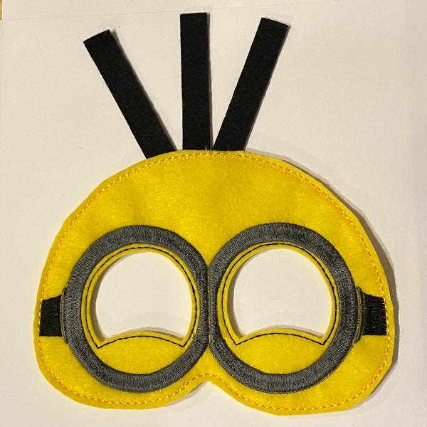 Minion Face Mask - Etsy