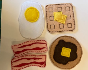 Felt Breakfast Food PDF PATTERN - Etsy