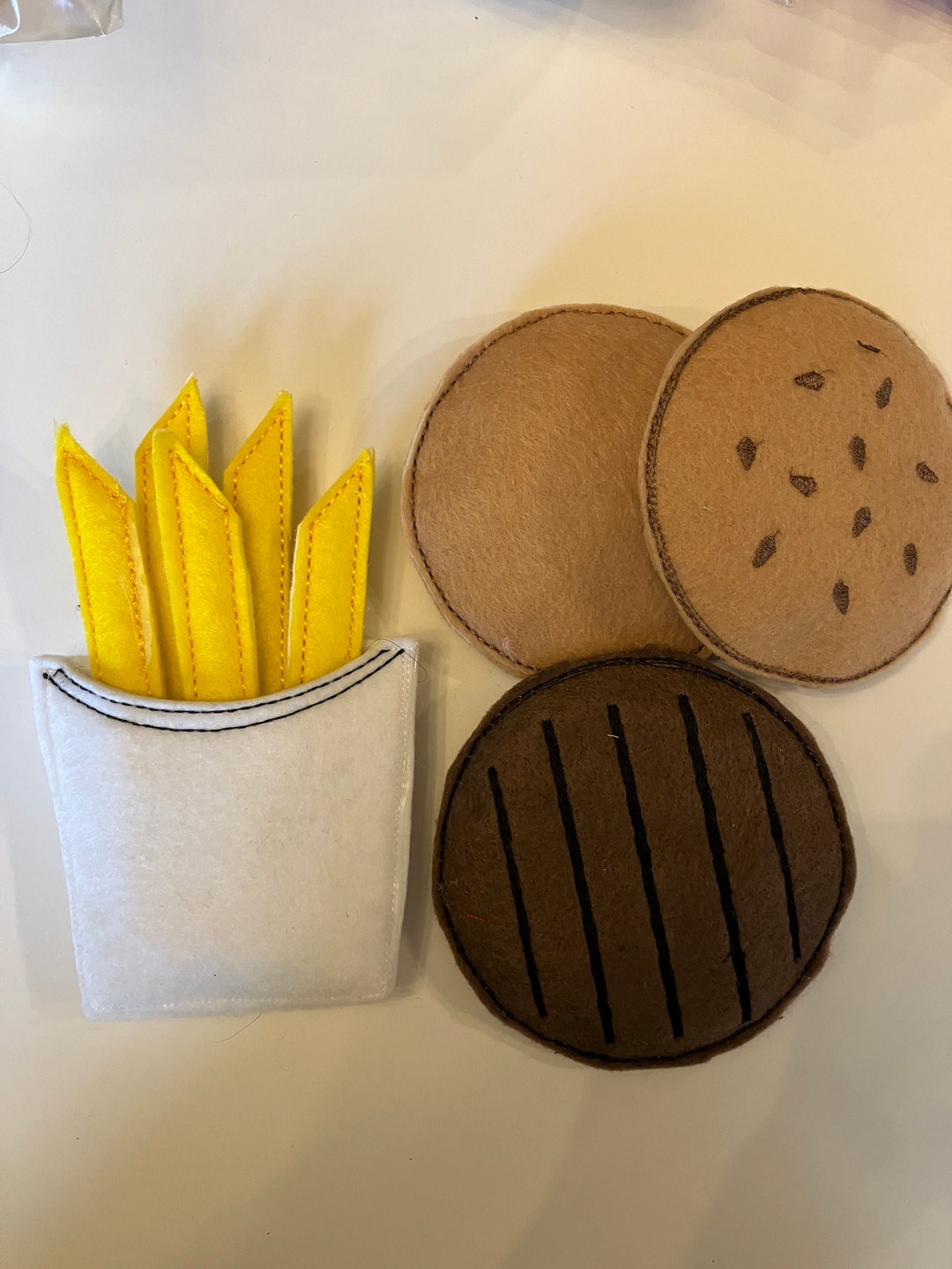 Felt Food Hamburger and French Fries - Etsy