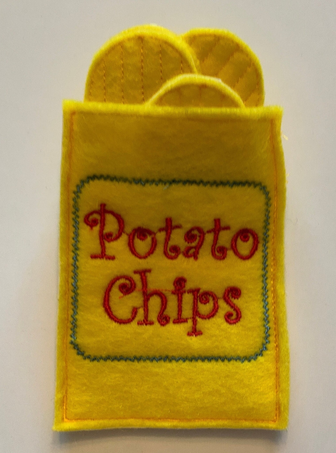 Felt Potato Chips With Chip Bag - Etsy