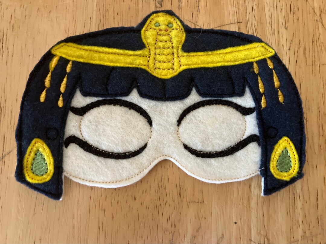 Cleopatra Felt Mask - Etsy