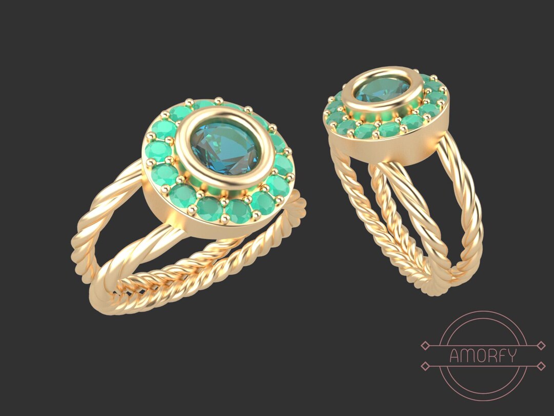 Halo Ring 3D Model: STL, STP, OBJ Files (digital Download) - Etsy