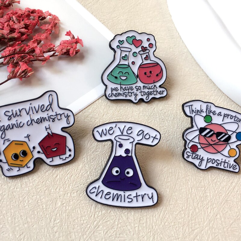 Chemistry Enamel Pin - Etsy