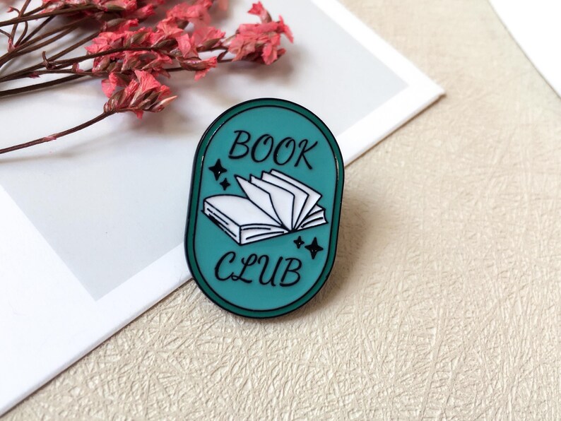 Book Lovers Enamel Pin / Bookworm Pin Badge / Lapel Pin / Collar Pin ...