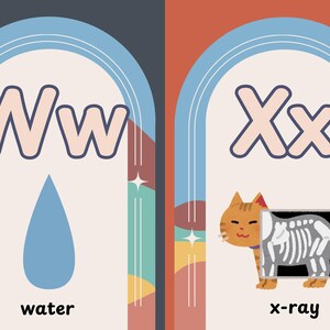 Printable Alphabet Cards, Boho Theme, Neutral Colors, Classroom Decor ...