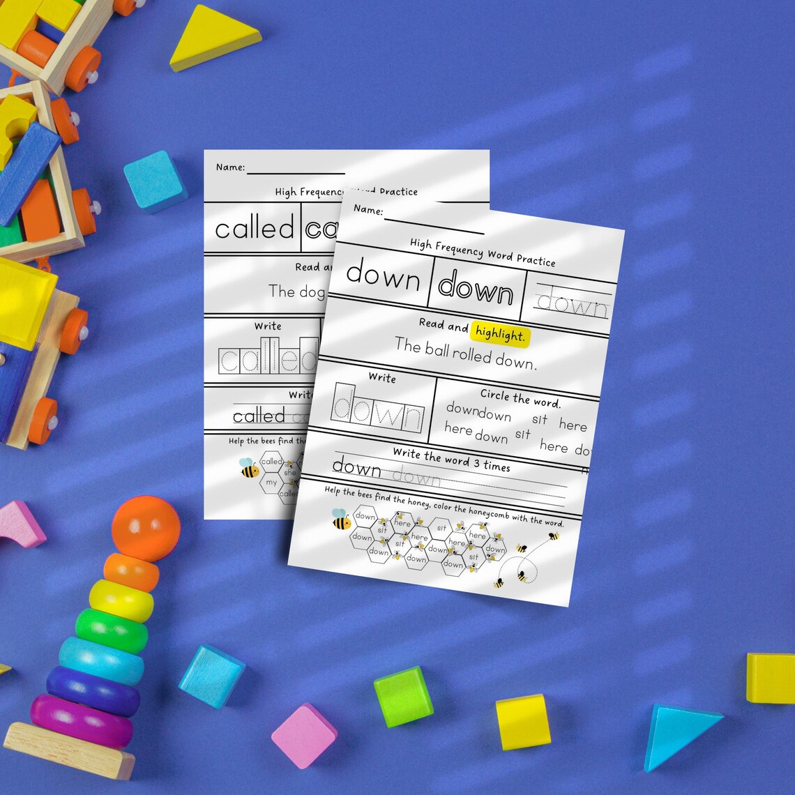 100 Fry Sight Word Worksheets | Digital Download | Printable Sight Word ...
