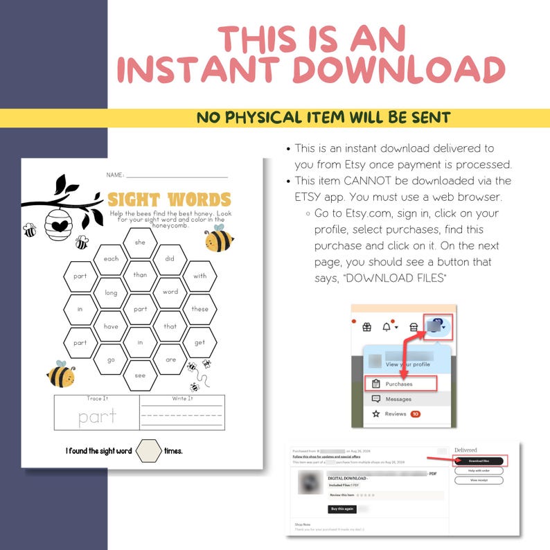 Frys 100 Sight Words Word Search Worksheets Early Literacy Activity for ...