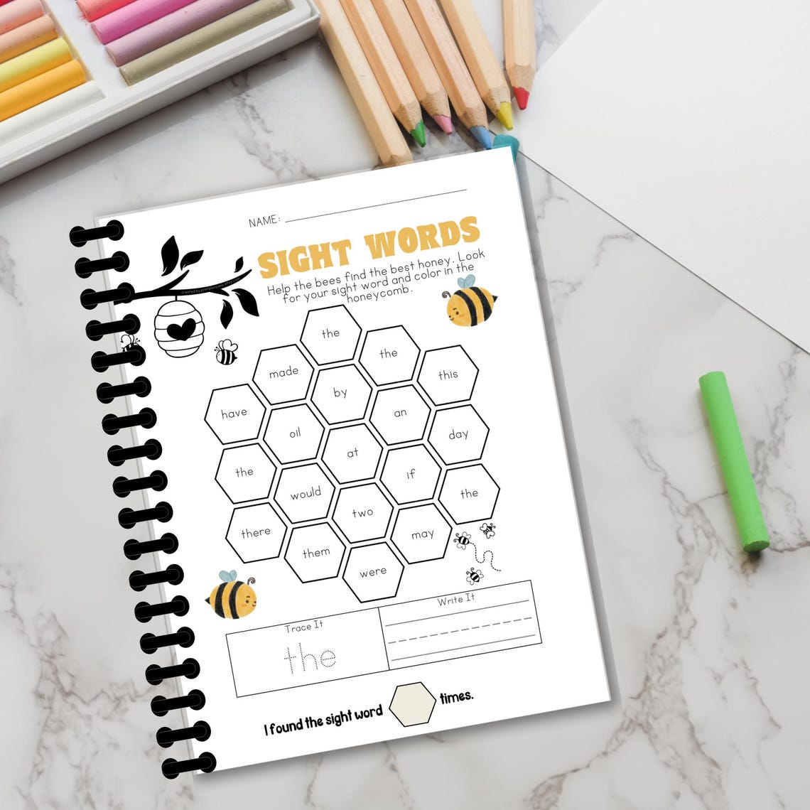 Frys 100 Sight Words Word Search Worksheets Early Literacy Activity for ...