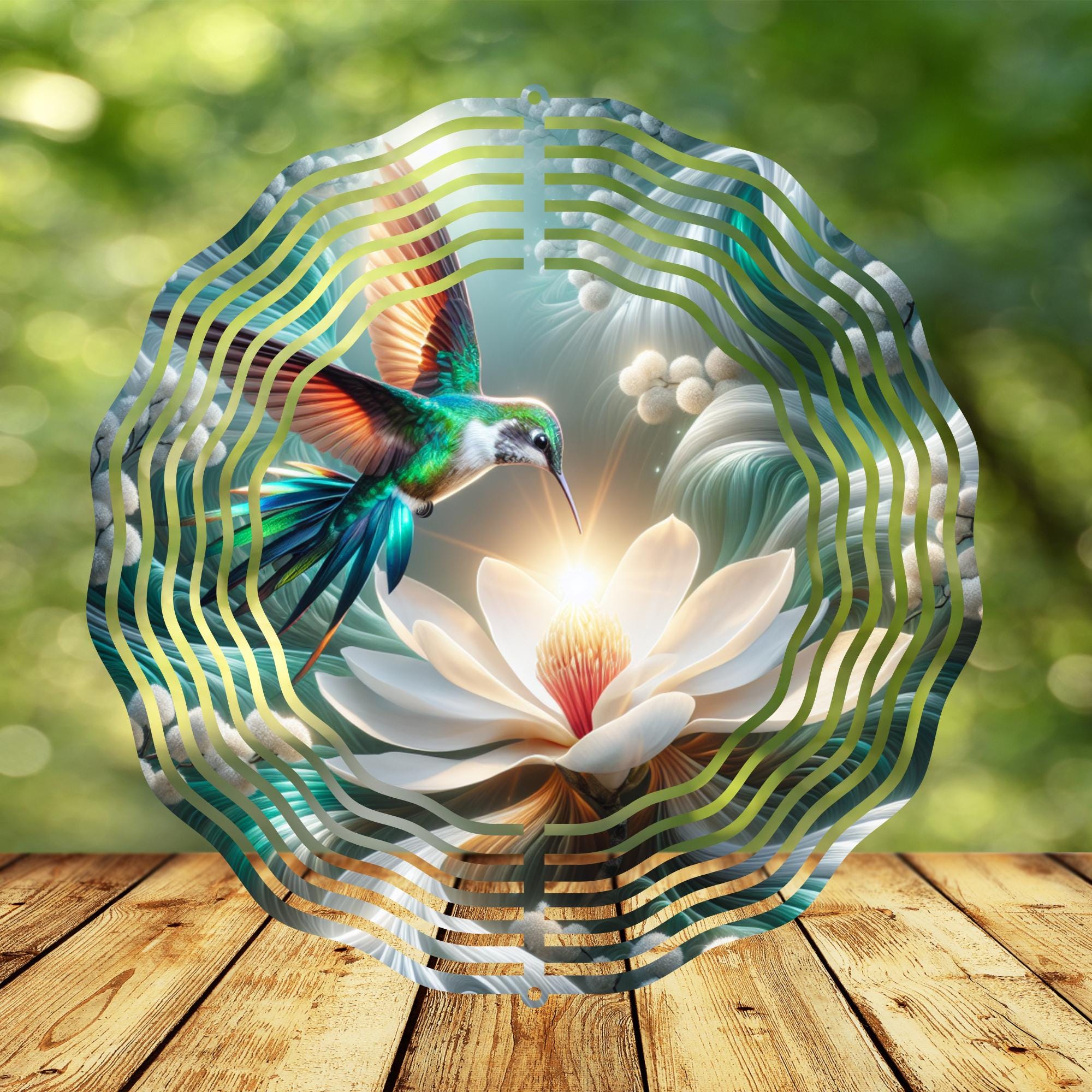 Hummingbird Wind Spinner PNG - Humming Bird Sublimation Design-square ...