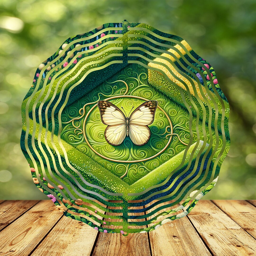 Butterfly Spinner PNG - Butterfly Sublimation Design - Spring Hanging ...