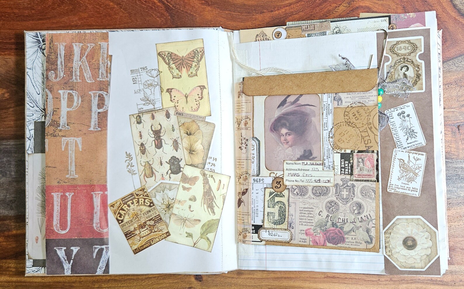 Ready to Use, Handmade Junk Journal - Etsy