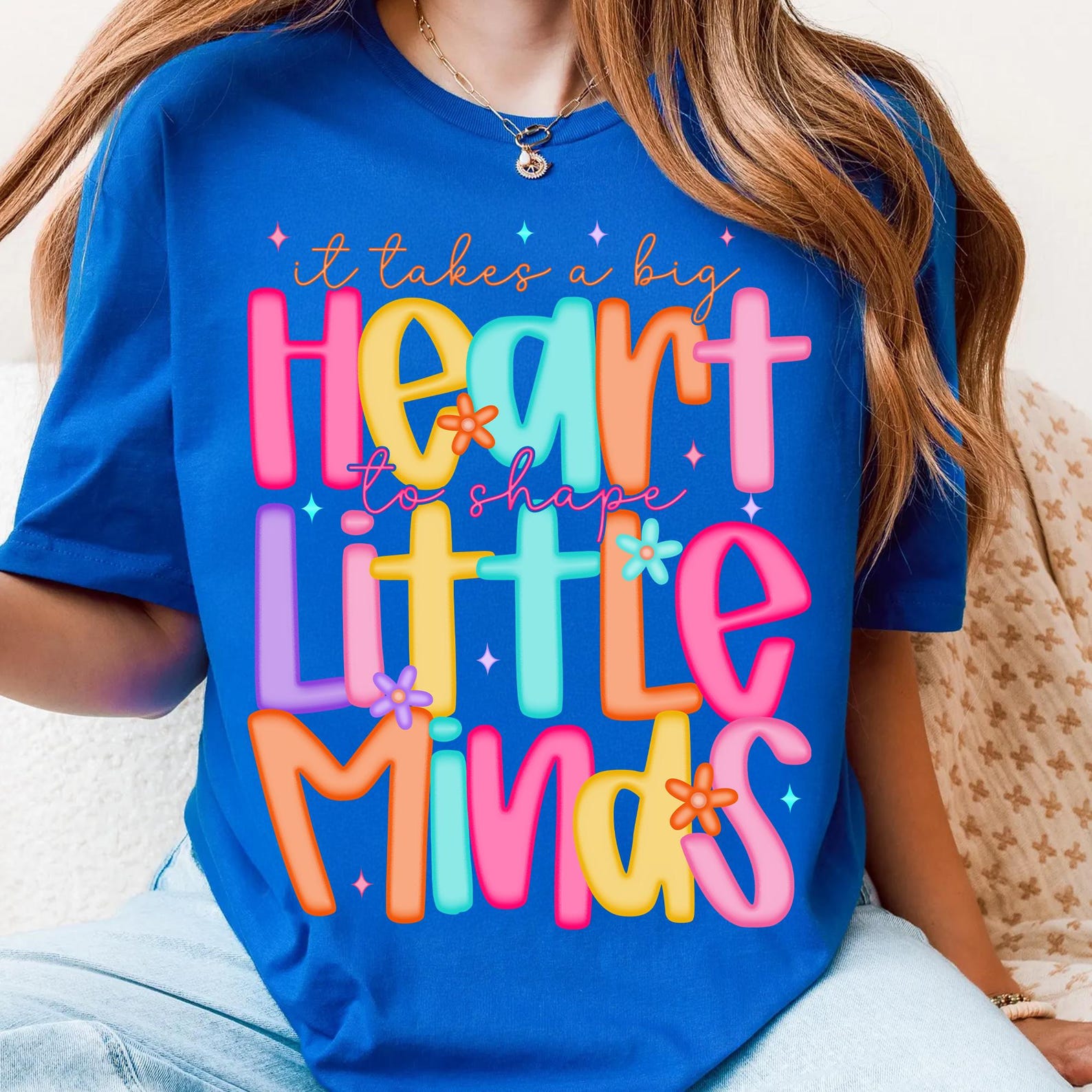It Takes a Big Heart to Shape Little Minds PNG, Preppy Teacher Shirt ...