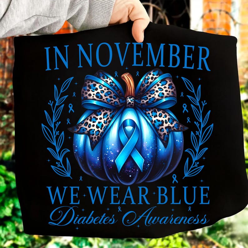 Diabetes Awareness Png, Fight Diabetes Month Png, in November We Wear ...