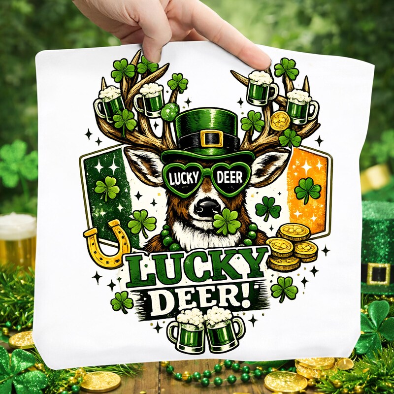 St Patricks Day Svg Deer - Etsy
