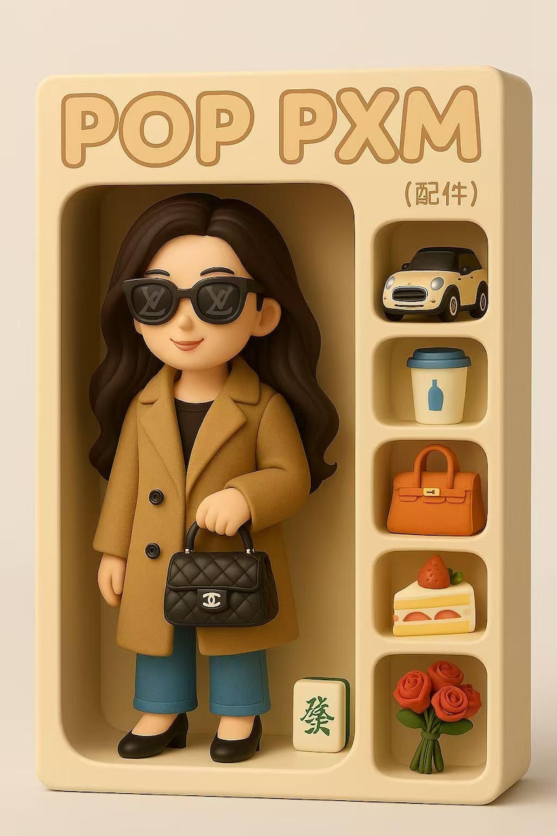 Custom Action Figure Design Personalized Digital Art Mothers Day Gift ...