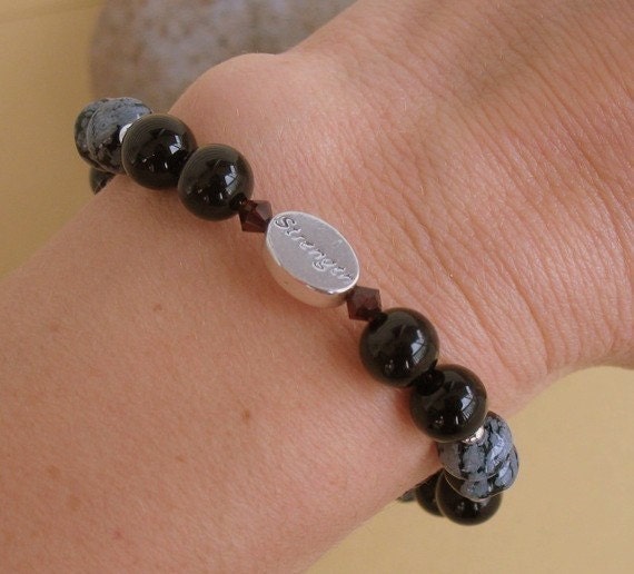 Strength Bracelet Strength Jewelry Inspirational Jewelry Gift - Etsy