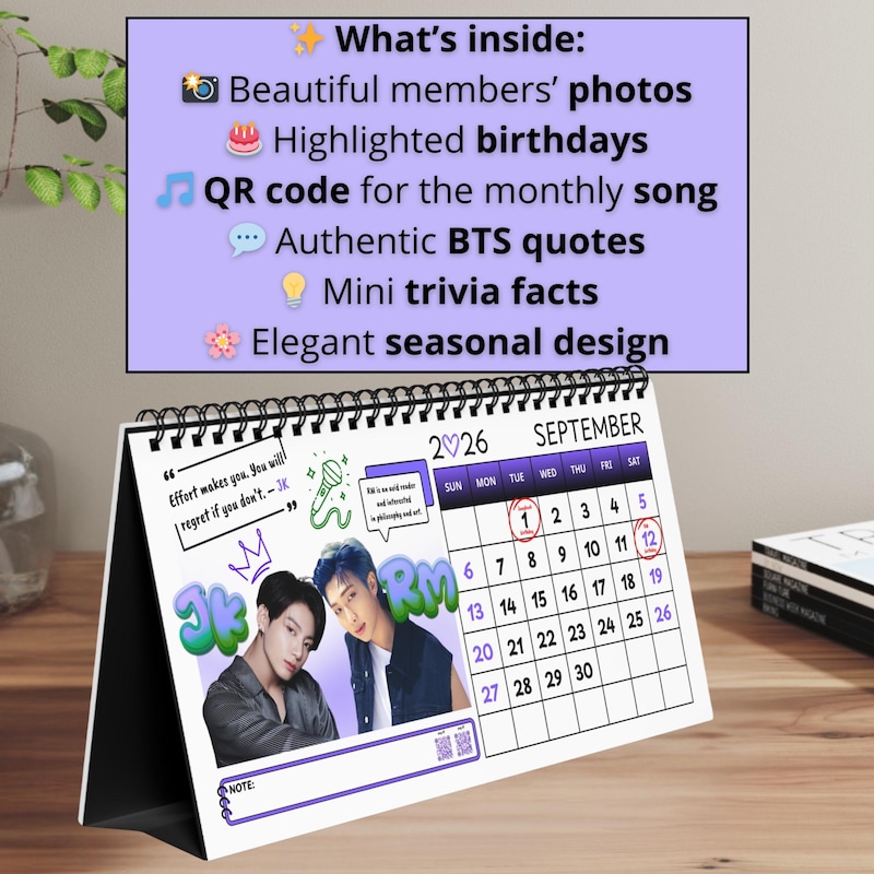 Daily Desk Calendars 2026 - Etsy