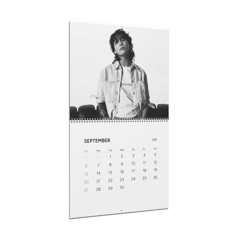 Jungkook 2026 Wall Calendar | Bts-inspired Kpop Gift - Etsy
