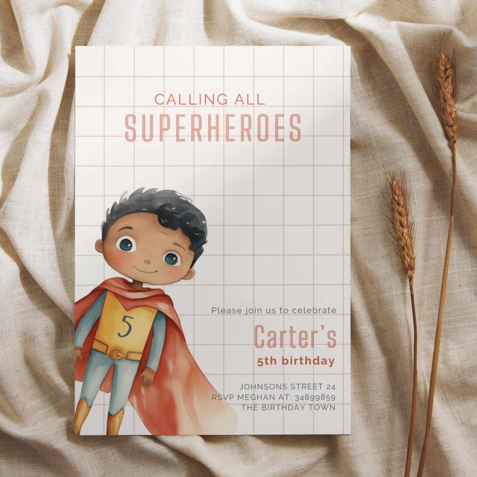 Editable Calling All Superheroes Birthday Invitation 5 is a Vibe Comic ...