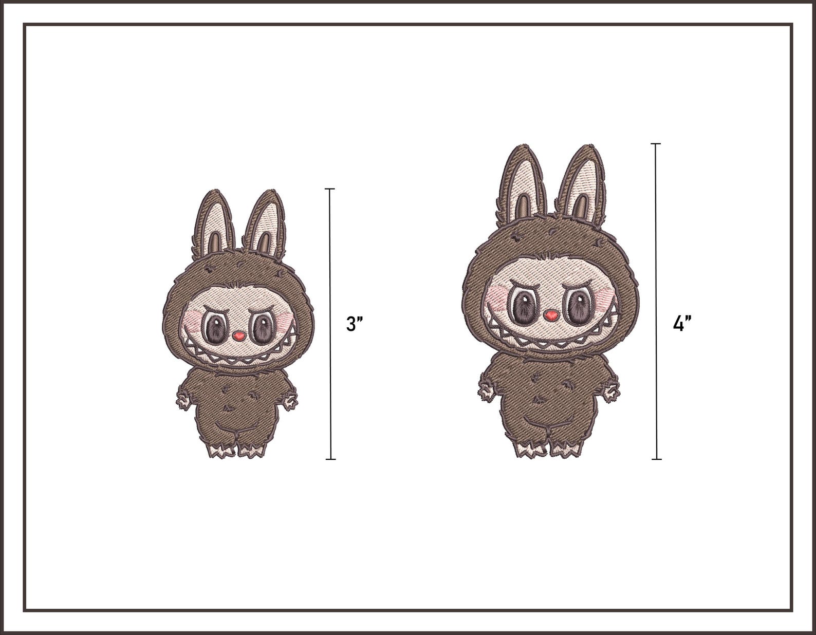 LABUBU Embroidery, Labubu Popmart, Labubu Embroidery Design, LABUBU ...