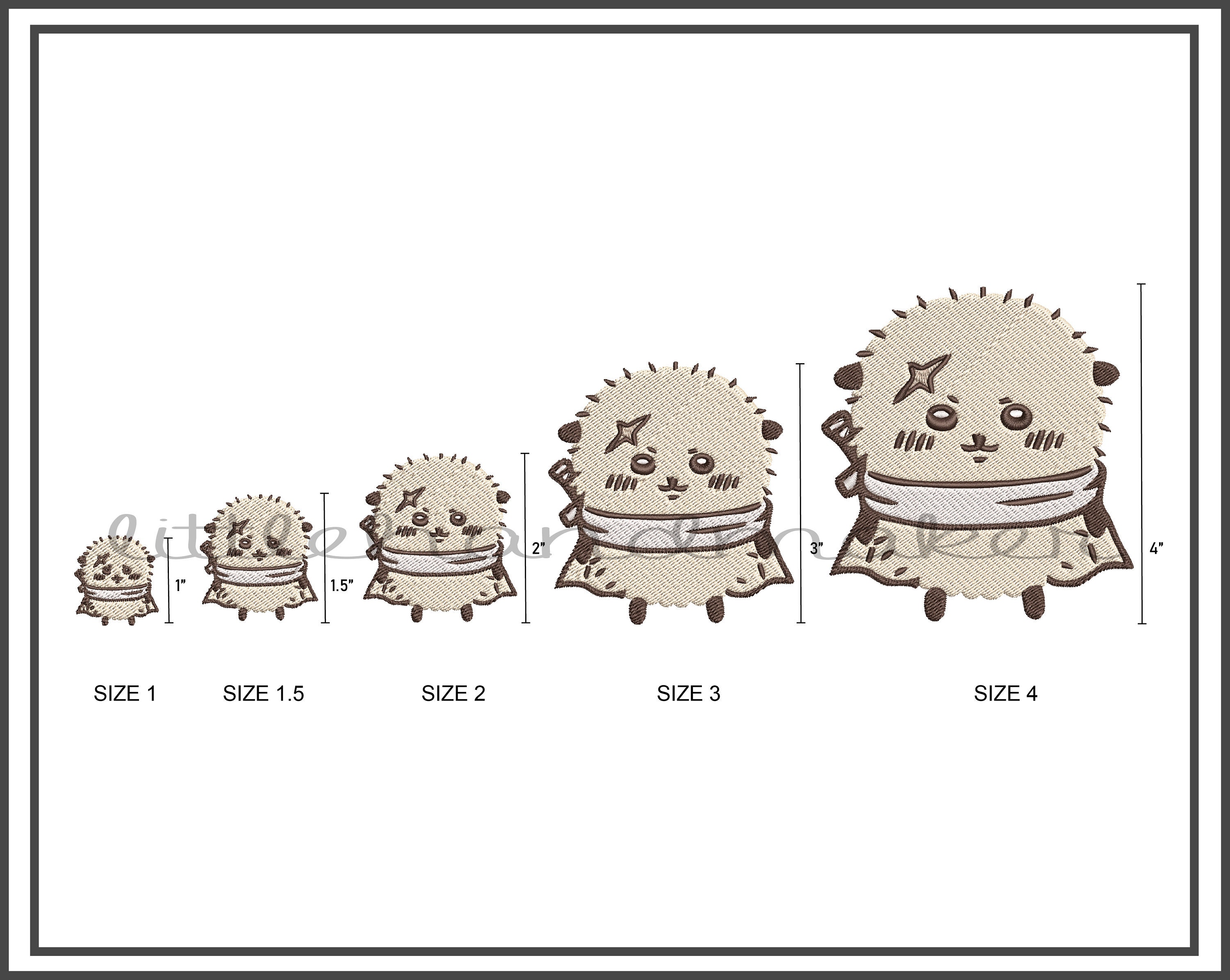 Chiikawa Rakko Embroidery Design, Chiikawa Embroidery Machine File ...