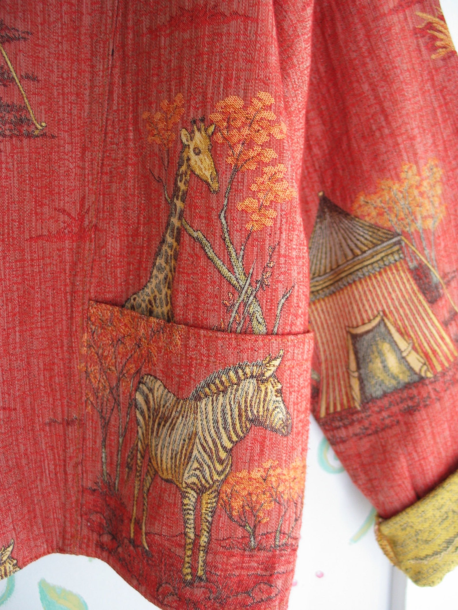 Giraffe Zebra Camel Gorgeous Coat Wonderful Detailing Jacques - Etsy