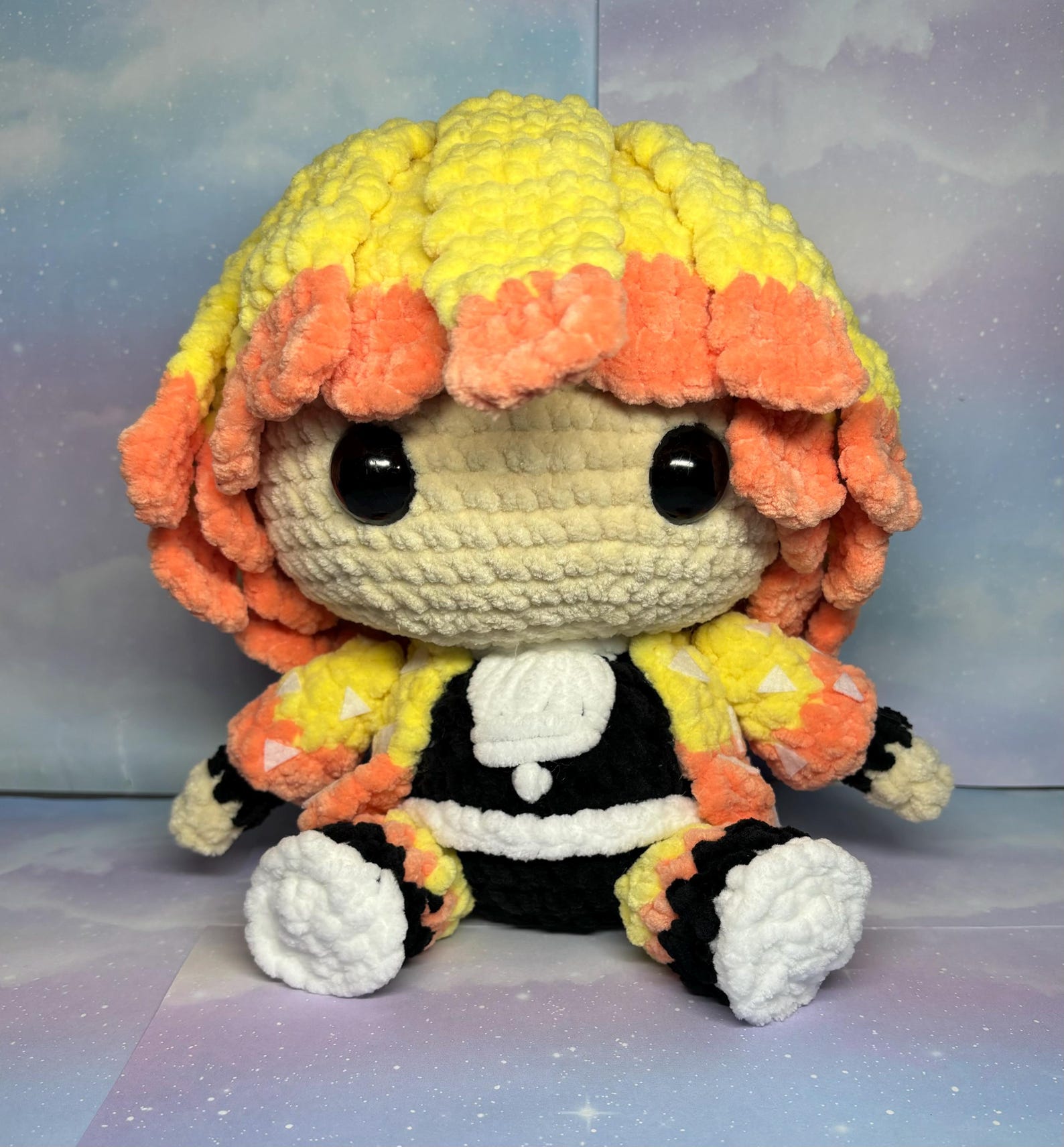 Zenitsu Demon Slayer Crochet Plush - Etsy