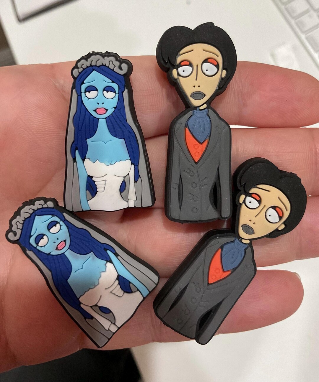 Halloween Corpse Bride Silicone Focal Beads | Horror Halloween Silicone ...