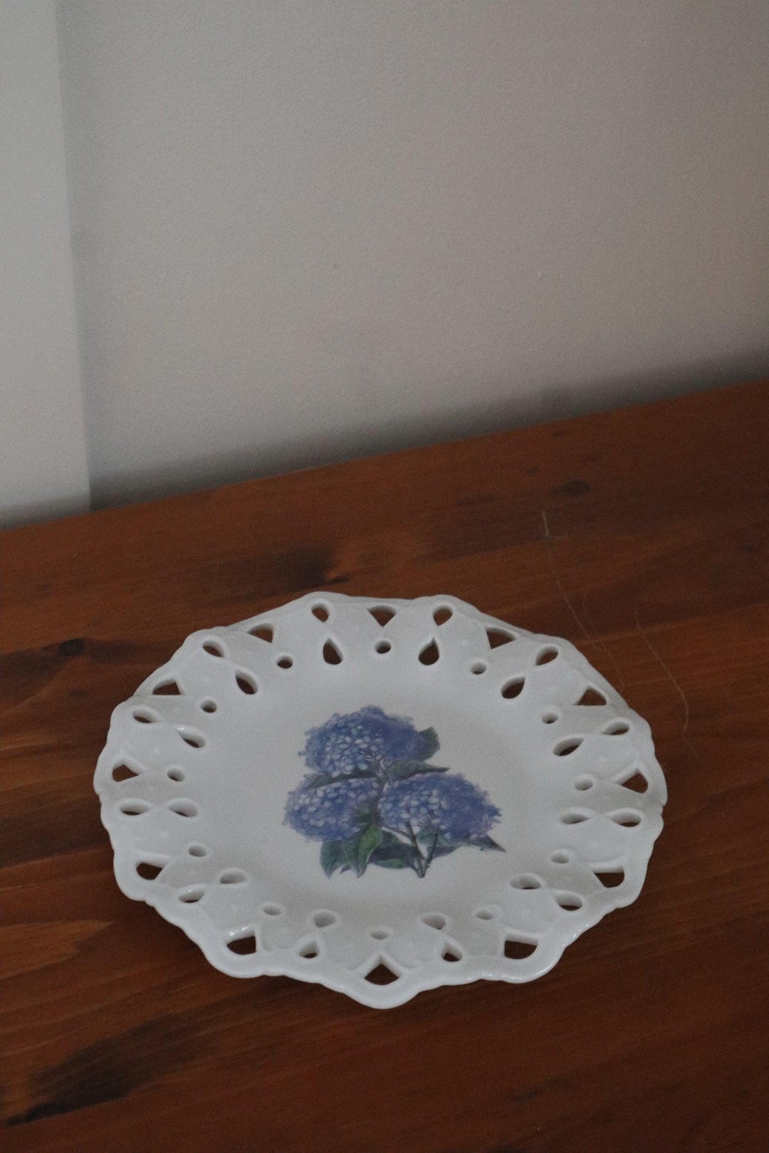 Decorative Hydrangea Plate - Etsy