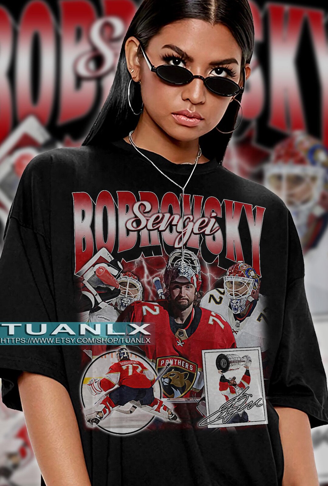Sergei Bobrovsky Shirt Florida Panthers Shirt Florida Hockey Fan Shirt ...