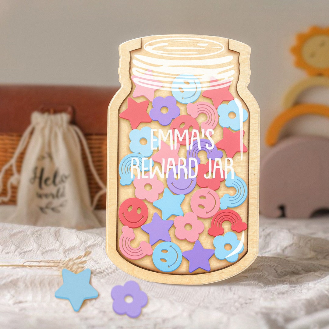 Reward Jar Magnetic for Classroom, Teacher Reward Jar Gift, Reward Jar ...