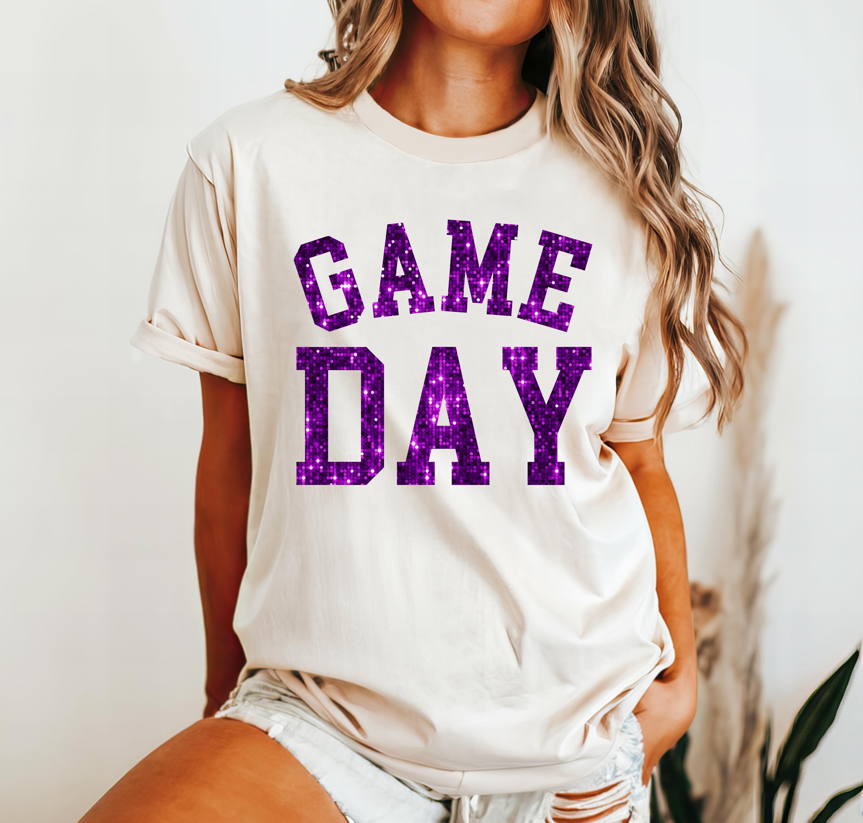 Game Day, Glitter, Faux Glitter, Football, Team, Sports, Football Team ...