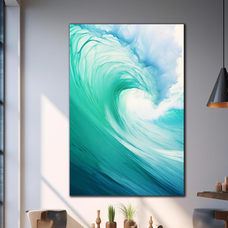 Ocean Waves Wall Art - Etsy