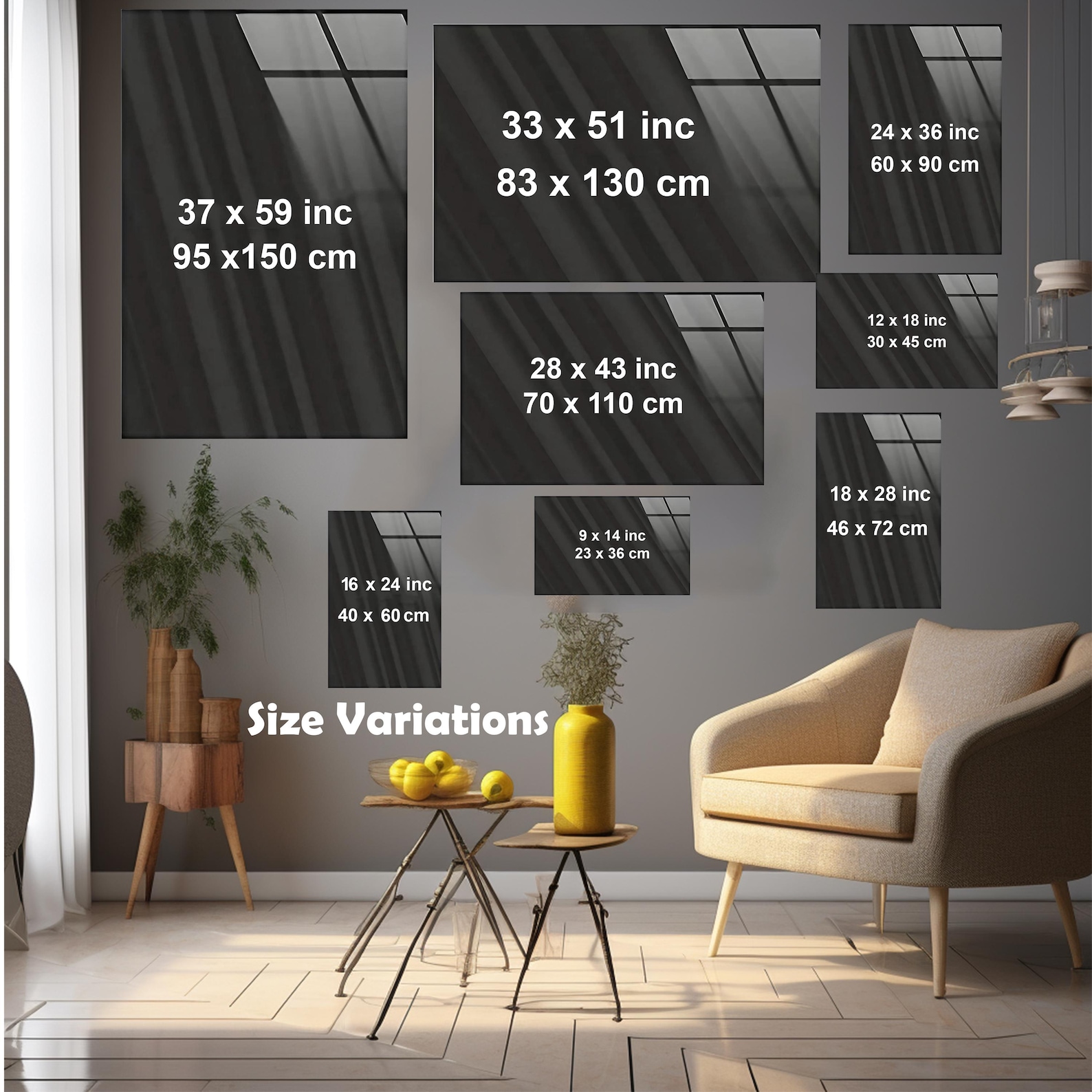 Mother Earth Themed Tempered Glass, Wooden Look Wall Art, Home Decor ...