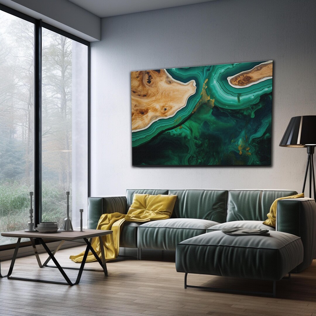 Glamorous Abstract Glass Wall Art, Mega Size Glass Wall Decor, Tempered ...