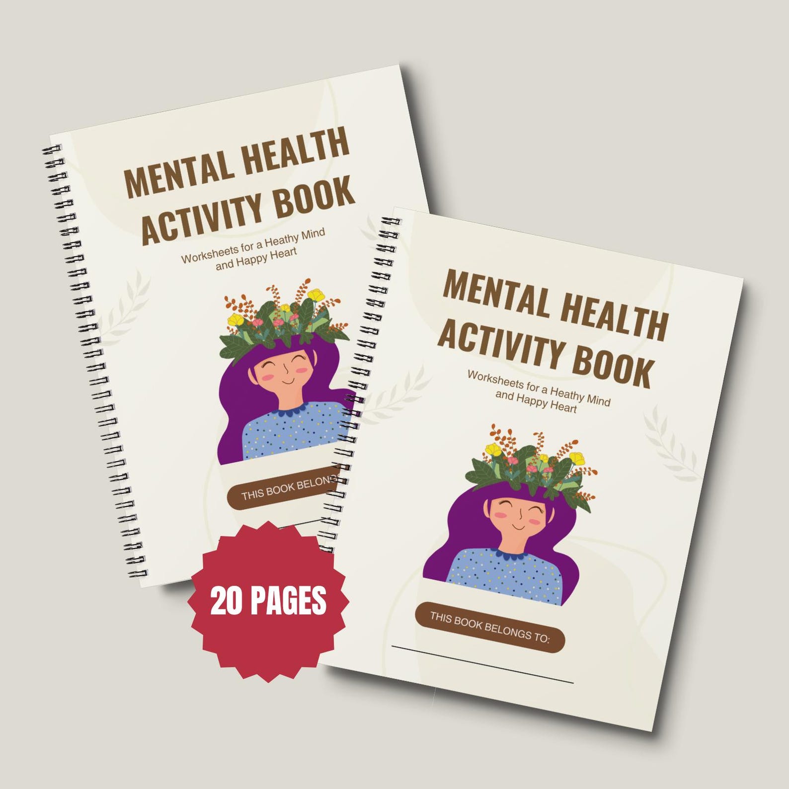 Mental Health Activity Book for Kids: SEL Workbook, Coloring Pages ...