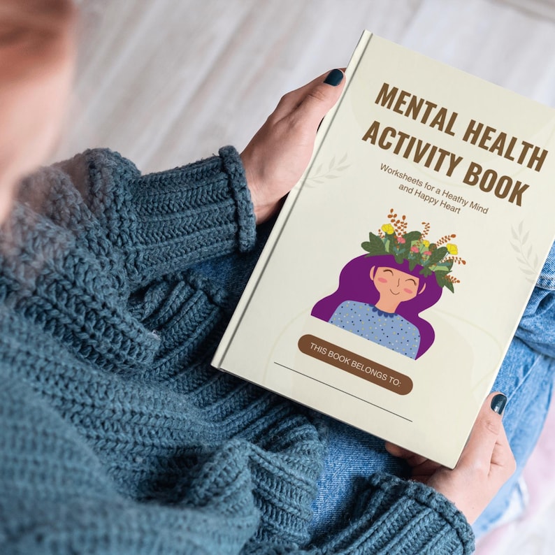 Mental Health Activity Book for Kids: SEL Workbook, Coloring Pages ...