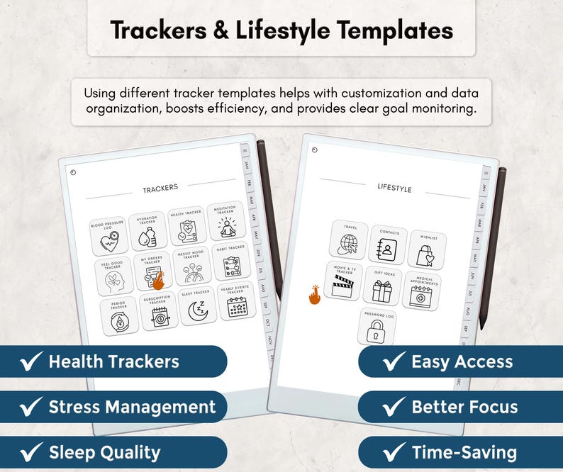 Remarkable Paper Pro Planner 2024-2025: Hyperlinked Digital Daily ...