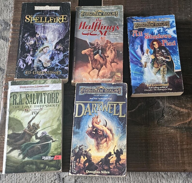 Forgotten Realms Book Lot - Etsy
