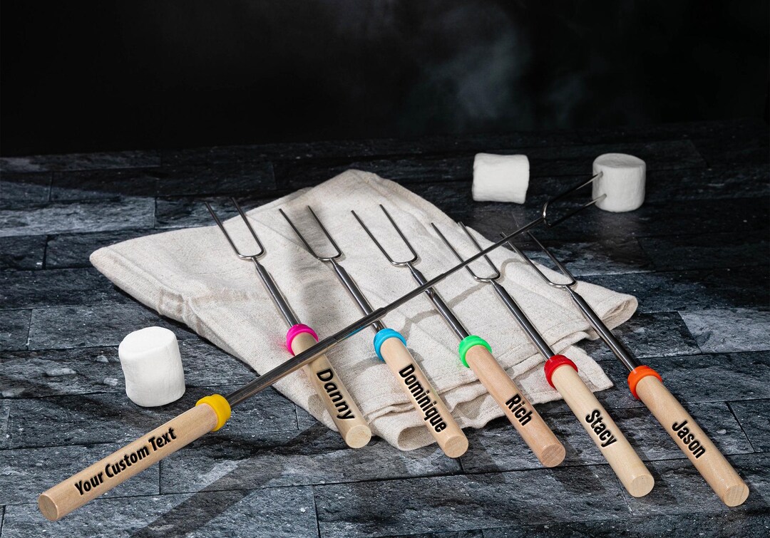 S'mores Sticks With Custom Text - Etsy