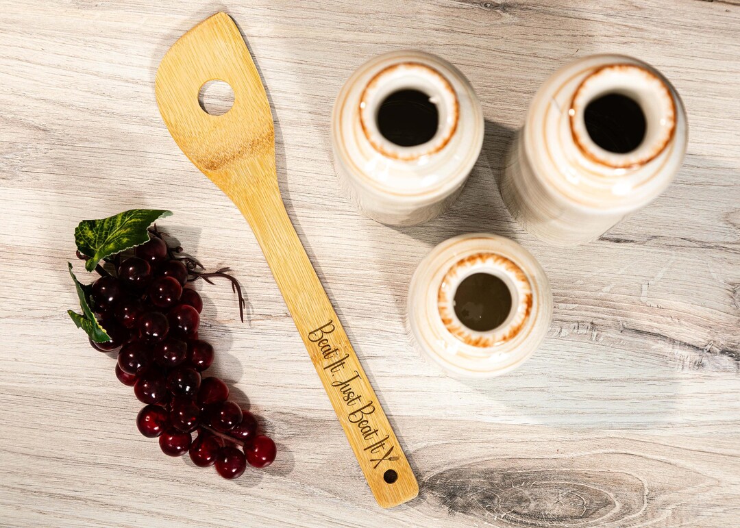 Custom Engraved Spatulas, Fun Quote Wooden Spatulas, Handmade Cooking ...